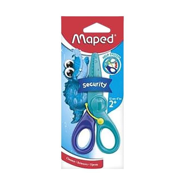 Maped 4.75 in. Kidicut Spring-Assisted Plastic Safety Scissors ...