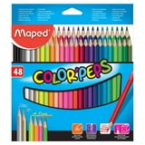 Maped, Colored Pencil Set, 48-Pencils, Vibrant & Bright - Walmart.com