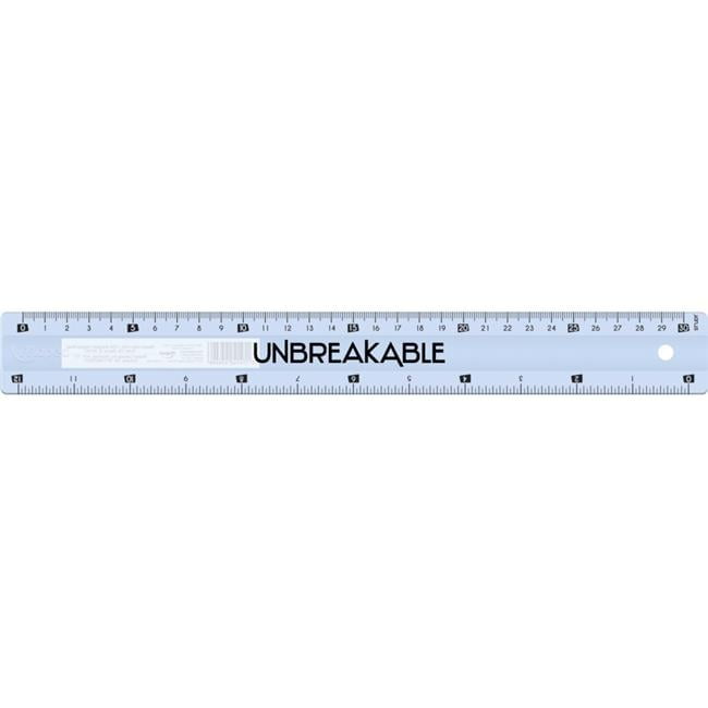 Maped Helix USA 12 in. Maped Unbreakable Ruler - Clear - 12 in ...