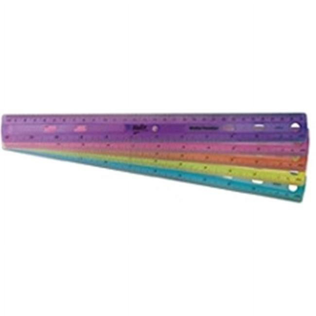 12" (30cm) Universal Ringbinder Ruler - Walmart.com