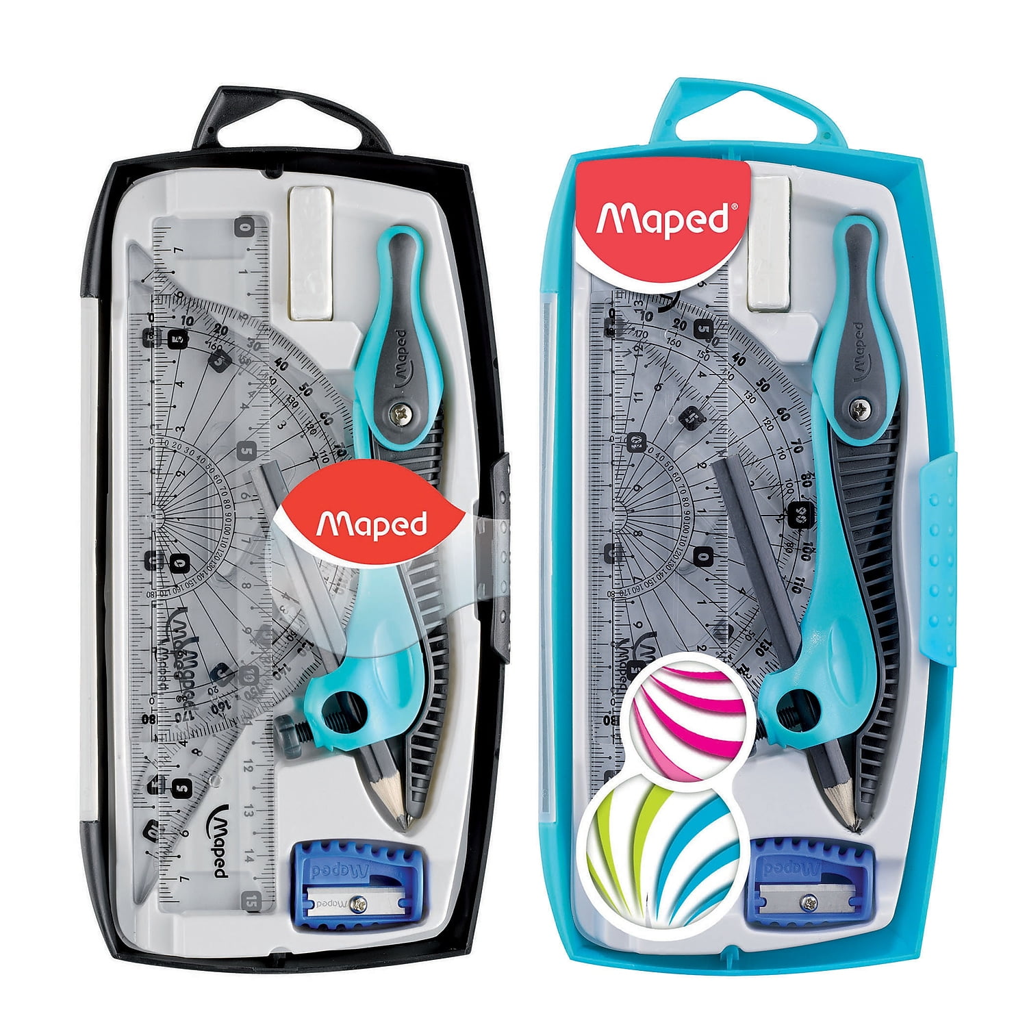 Maped Helix USA Kid'Z Geometry 8 Piece Set Assorted - Walmart.com