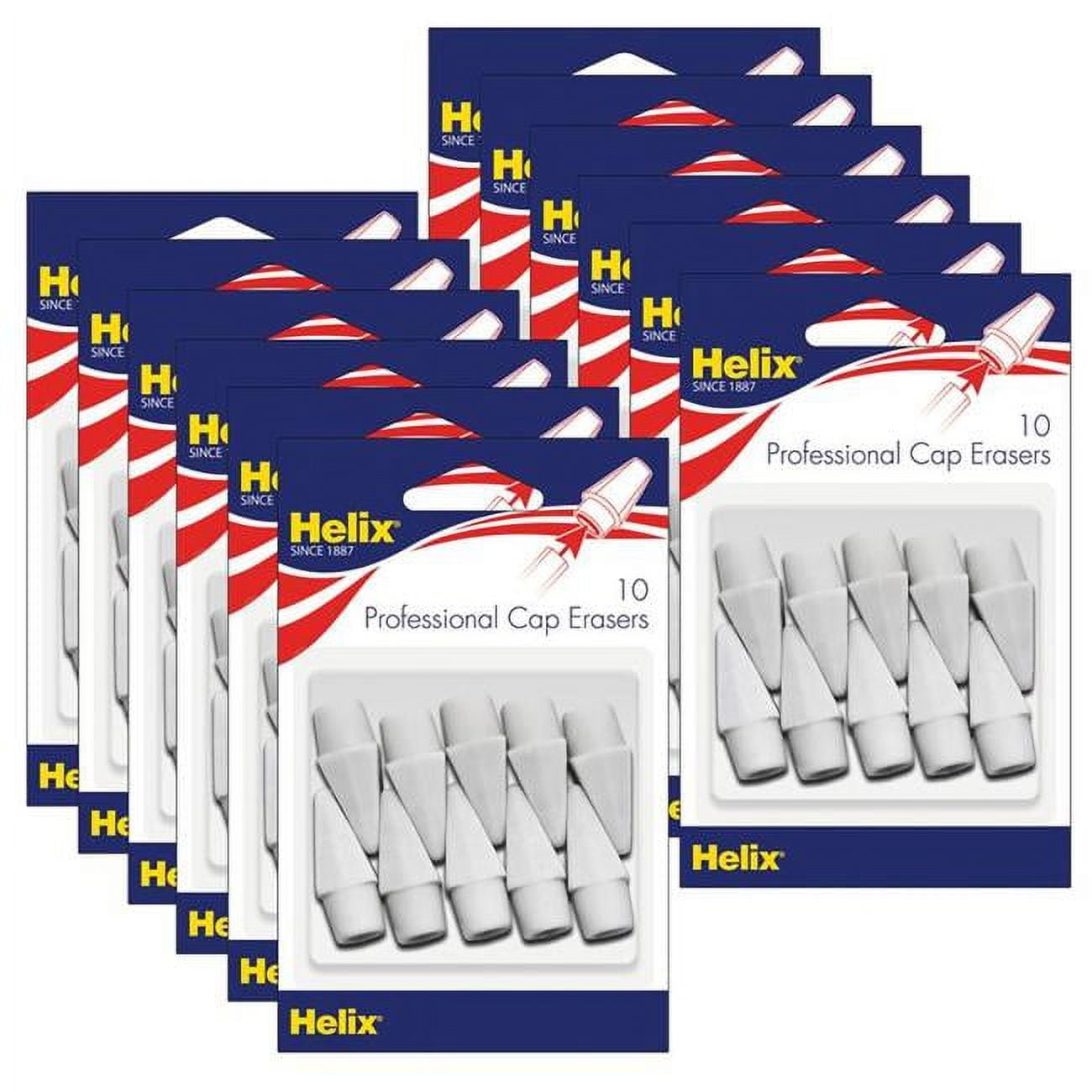 Maped Helix USA MAP37360-12 Professional Pencl Cap Erasers - Pack of 10 ...