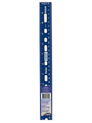 Helix Stainless Steel 12-Inch Ruler (Color May Vary) (Pack of 18 ...