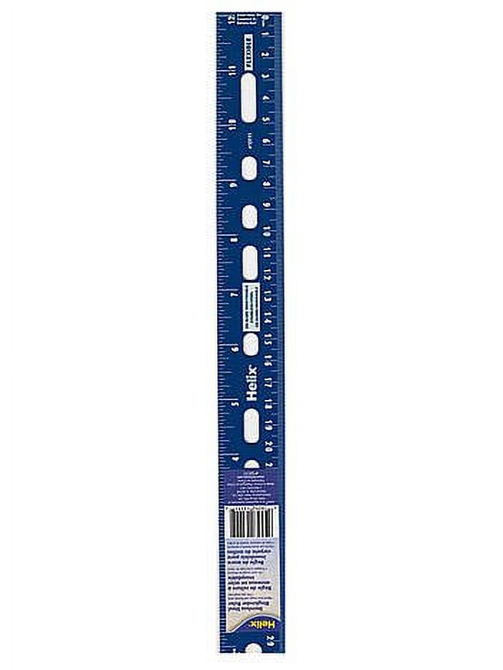 Helix Stainless Steel 12-Inch Ruler (Color May Vary) (Pack of 6 ...