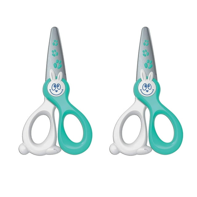 Maped Kidi Cut Safety Scissors for Children - Turquoise and White ...