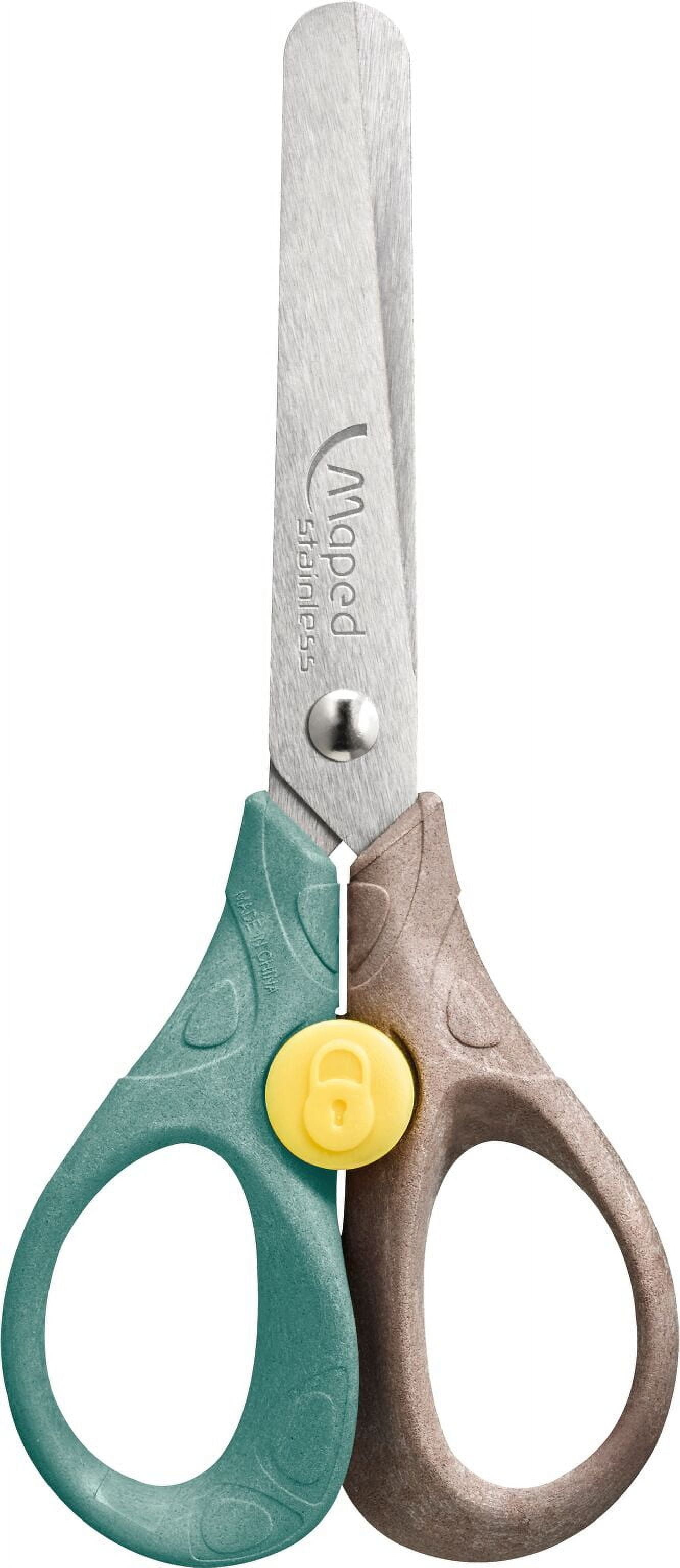 Maped 13cm Security Scissors with Blade Lock & Ergonomic 3D Rings for ...