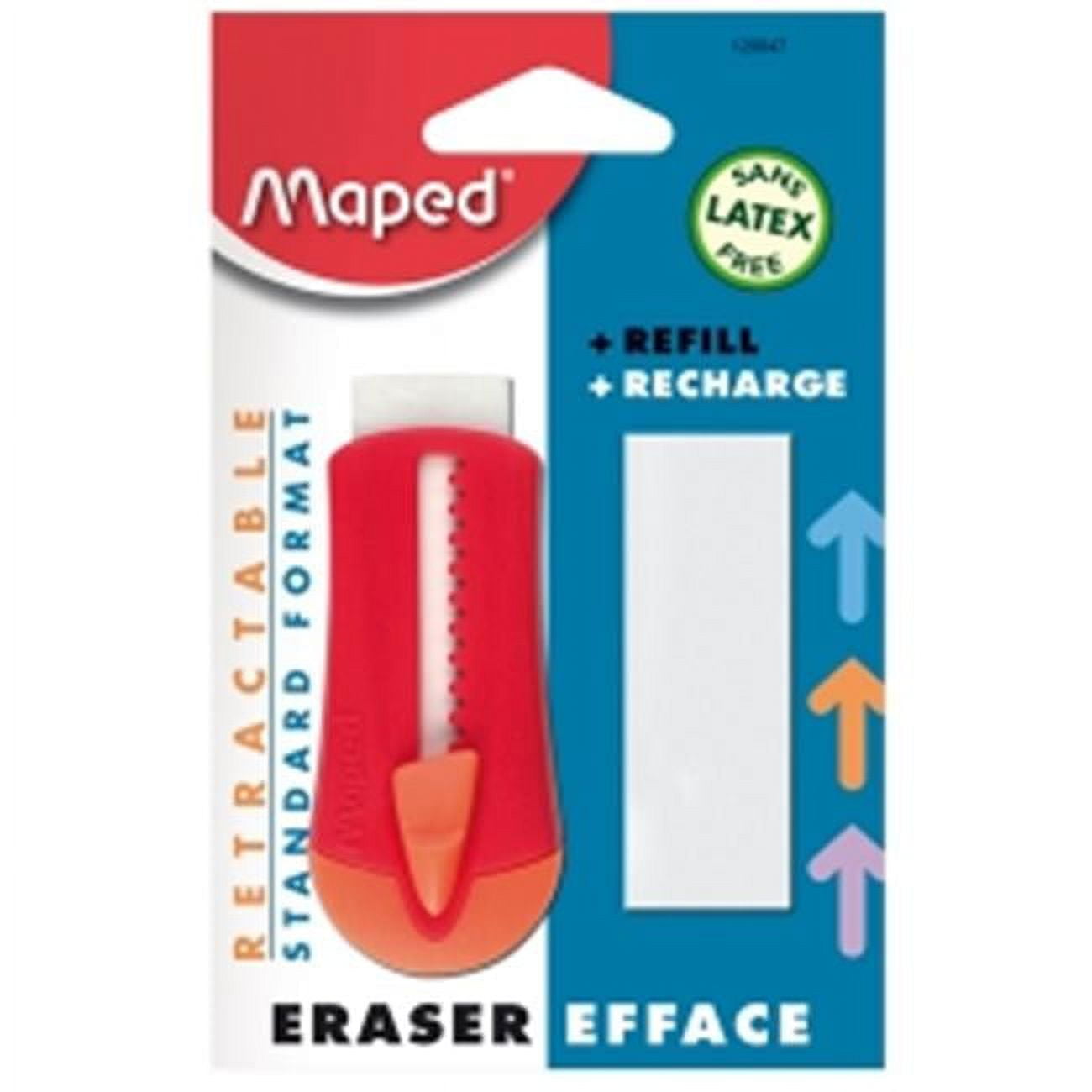 Maped USA MAP120047 Universal Retractable Eraser & Refill - Walmart.com