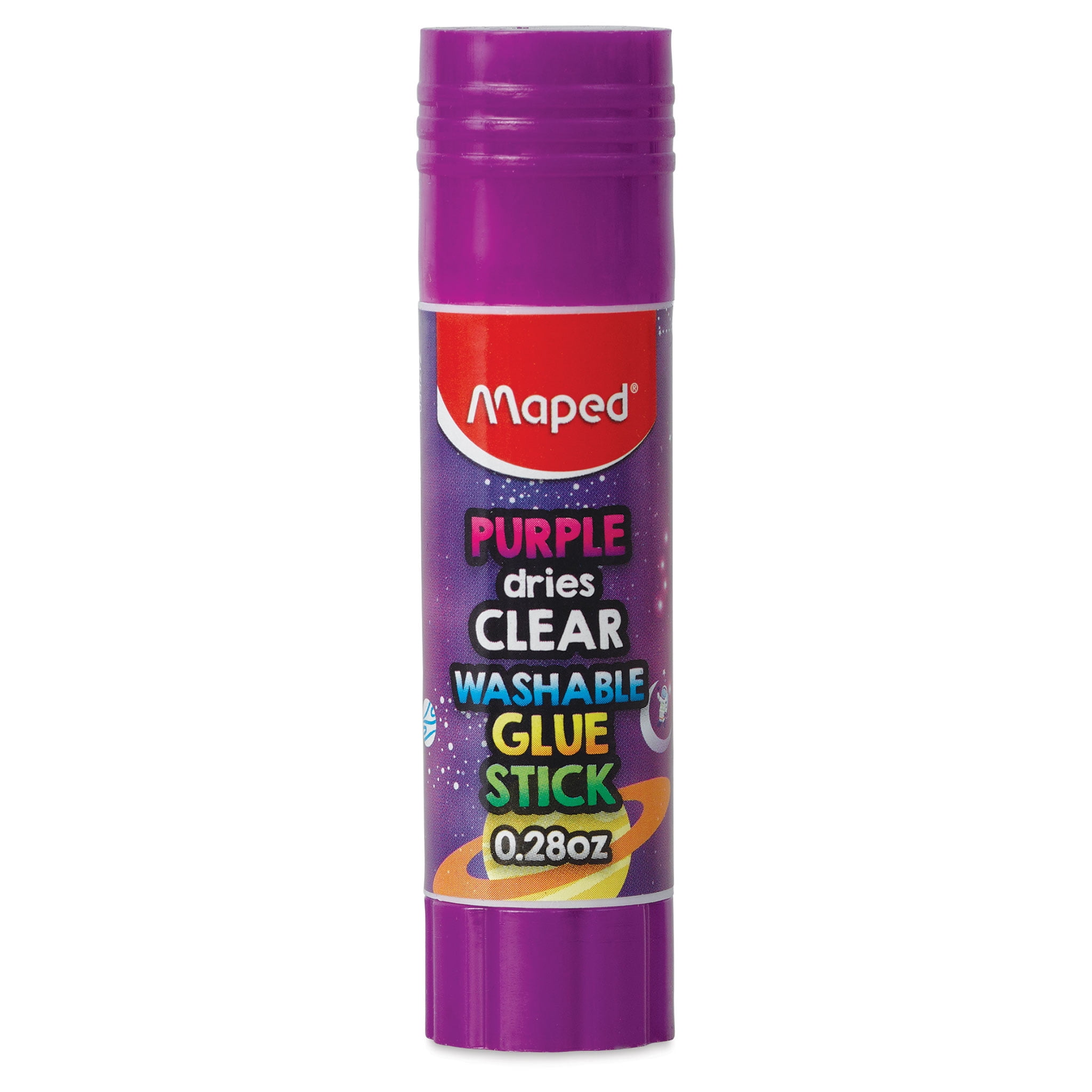 Maped Washable Glue Stick - Purple Clear, 0.28 oz - Walmart.com
