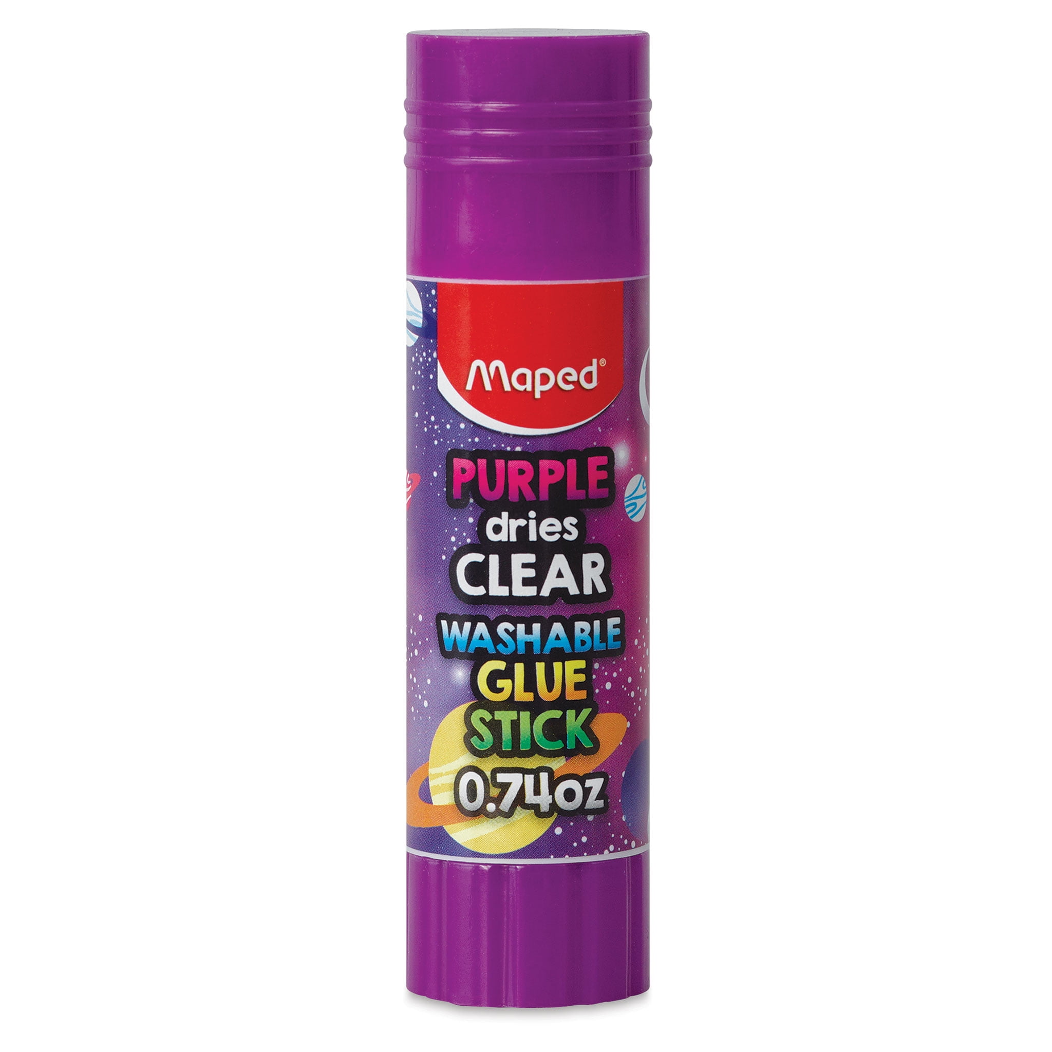 Maped Washable Glue Stick - Purple Clear, 0.74 oz - Walmart.com