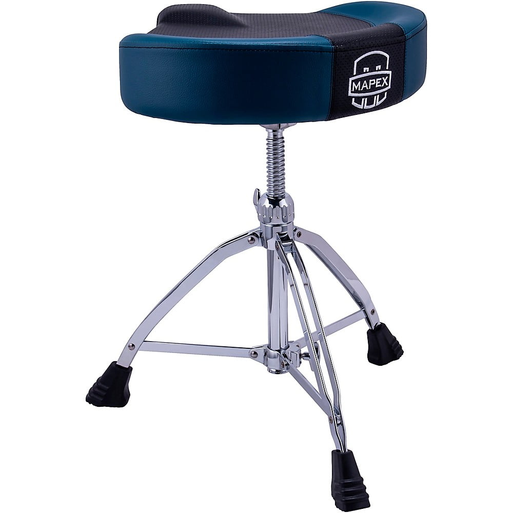 Mapex Leatherette Breathable Saddle Throne Blue - Walmart.com