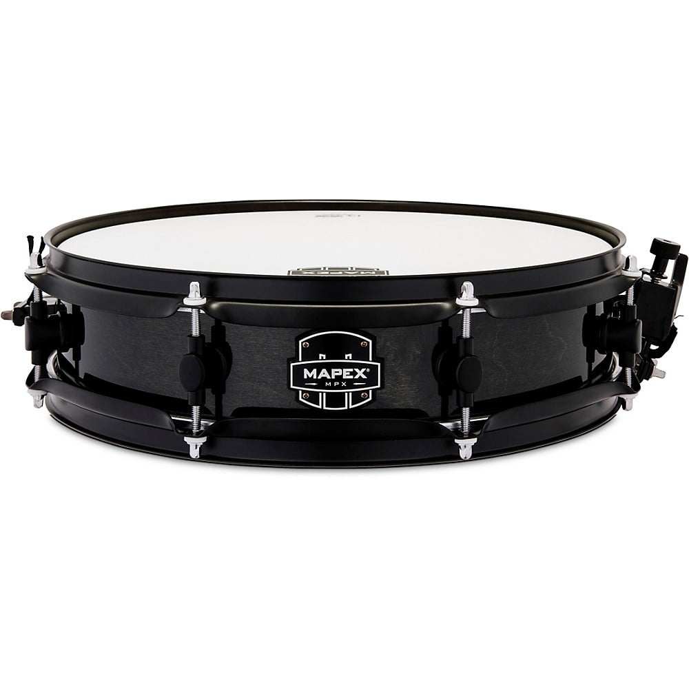 Mapex MPX Maple/Poplar Hybrid Shell Piccolo Snare Drum 14 x 3.5 in. Transparent Midnight Black ...