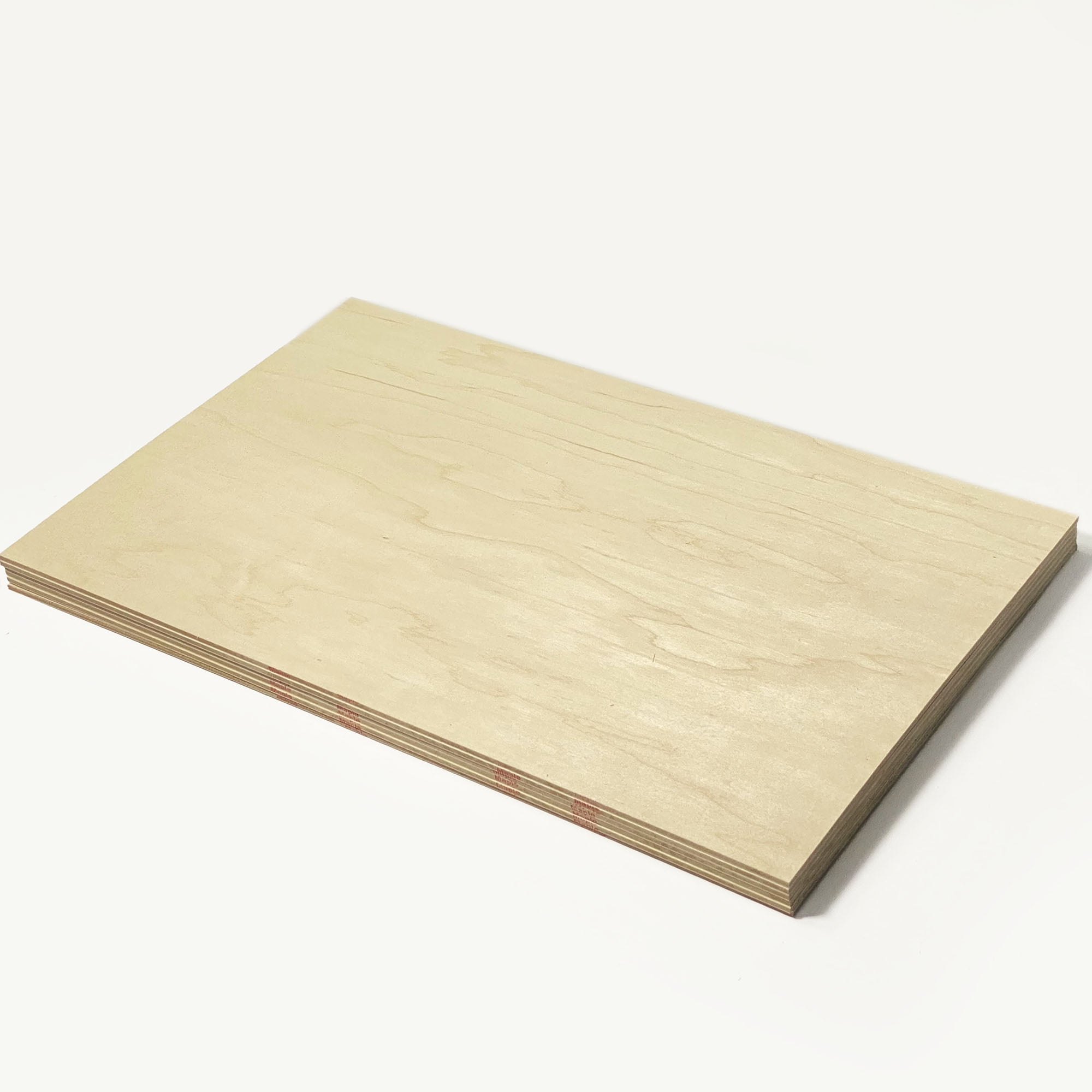 Maple | 6mm 1/4th inch, 12”x19” Premium Unfinished Two Sided with MDF ...