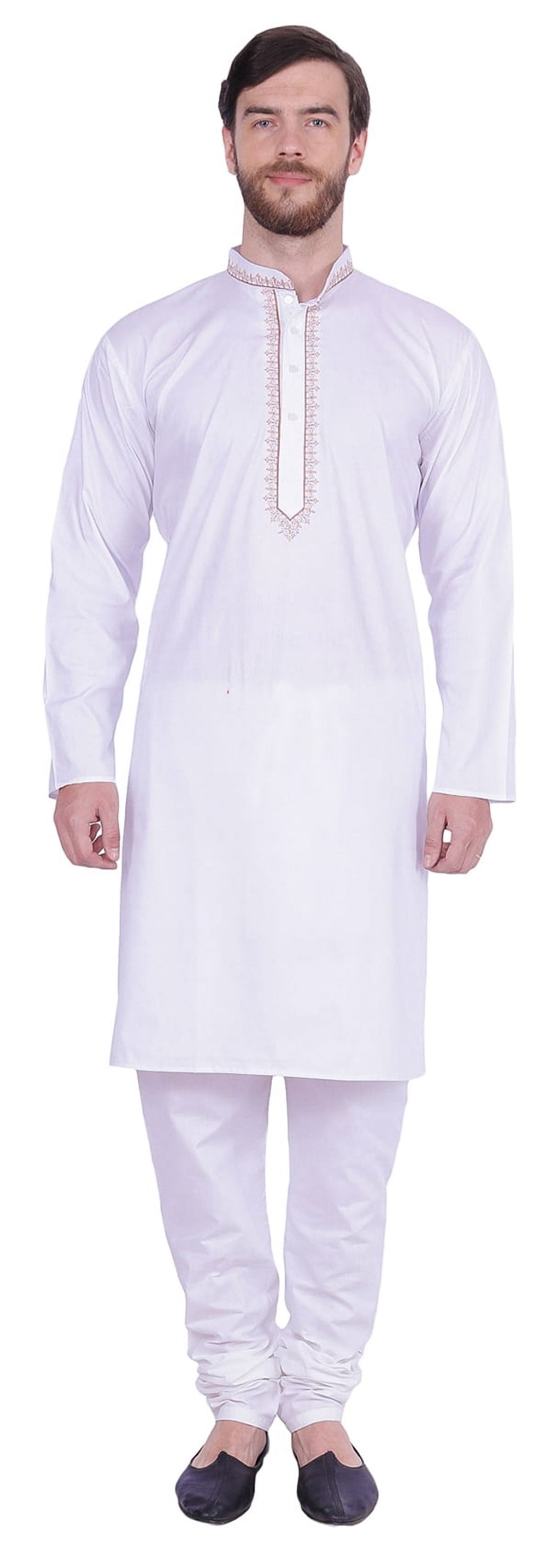 Maple Clothing Men's Cotton Kurta Pajama Party Dress Indian Clothes ...