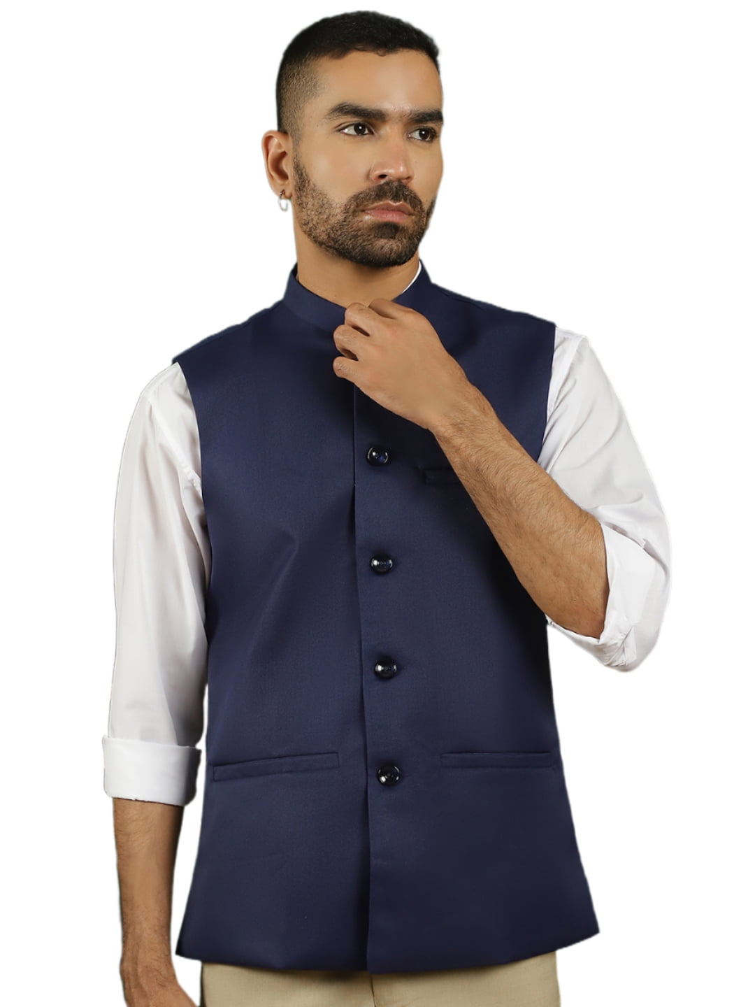 Maple Clothing Men's Nehru Jacket Outerwear Vest Traditional Sleeveless ...