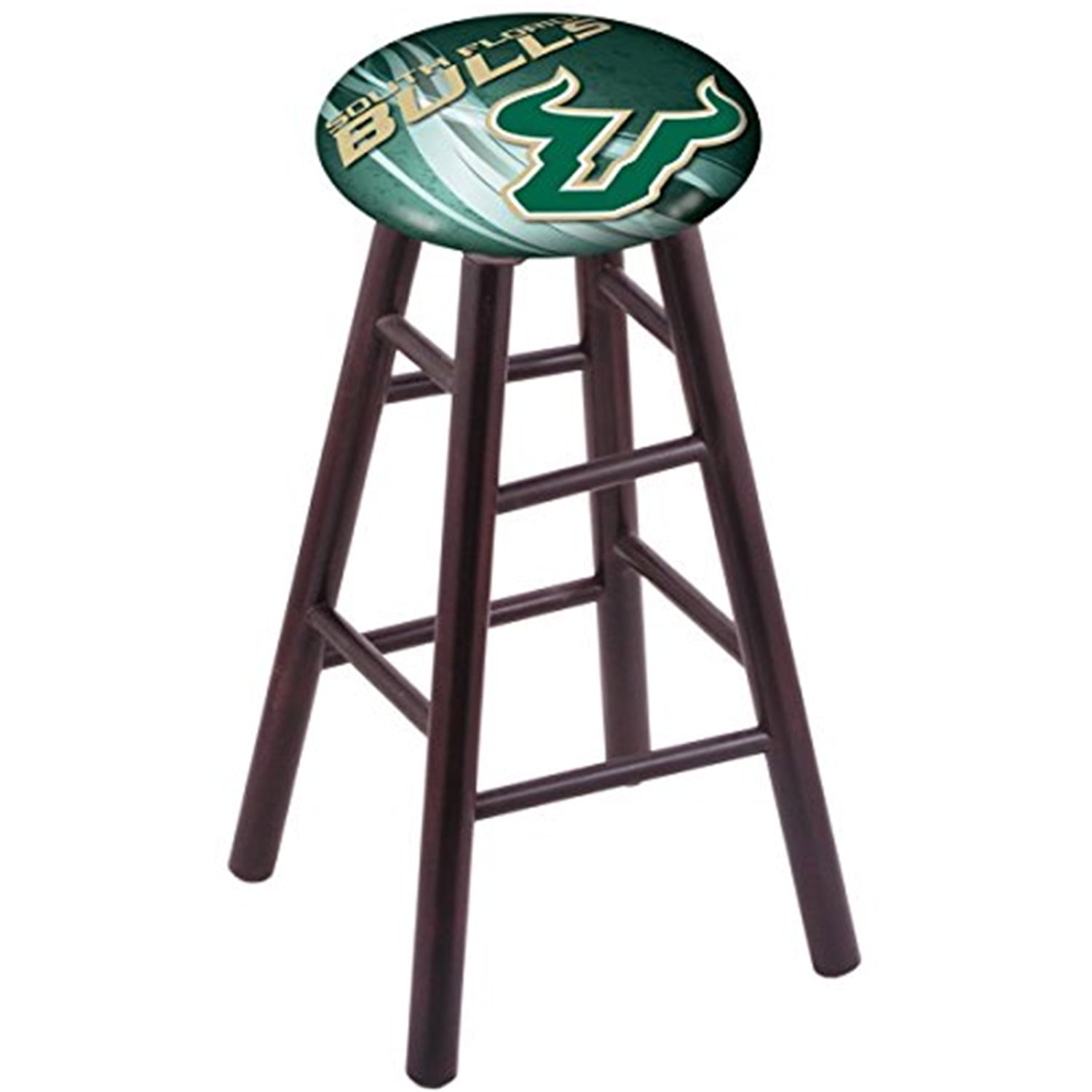 Maple Counter Stool in Dark Cherry Finish with South Florida Seat ...