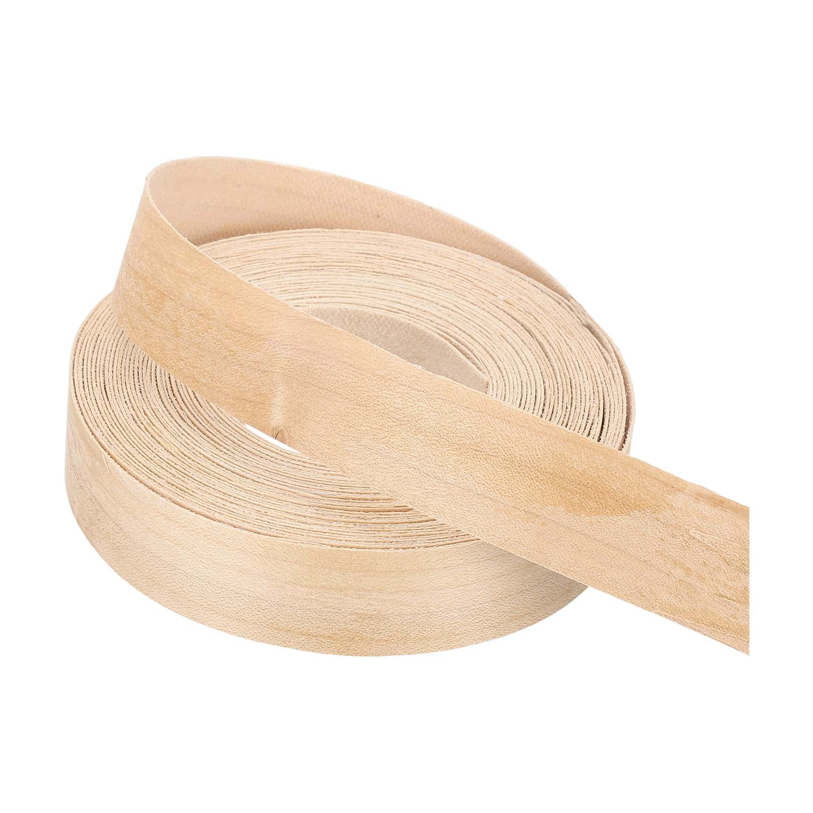 Uxcell Edge Banding, Wood Veneer Tape Pre-glued Flexible Plywood Edge ...