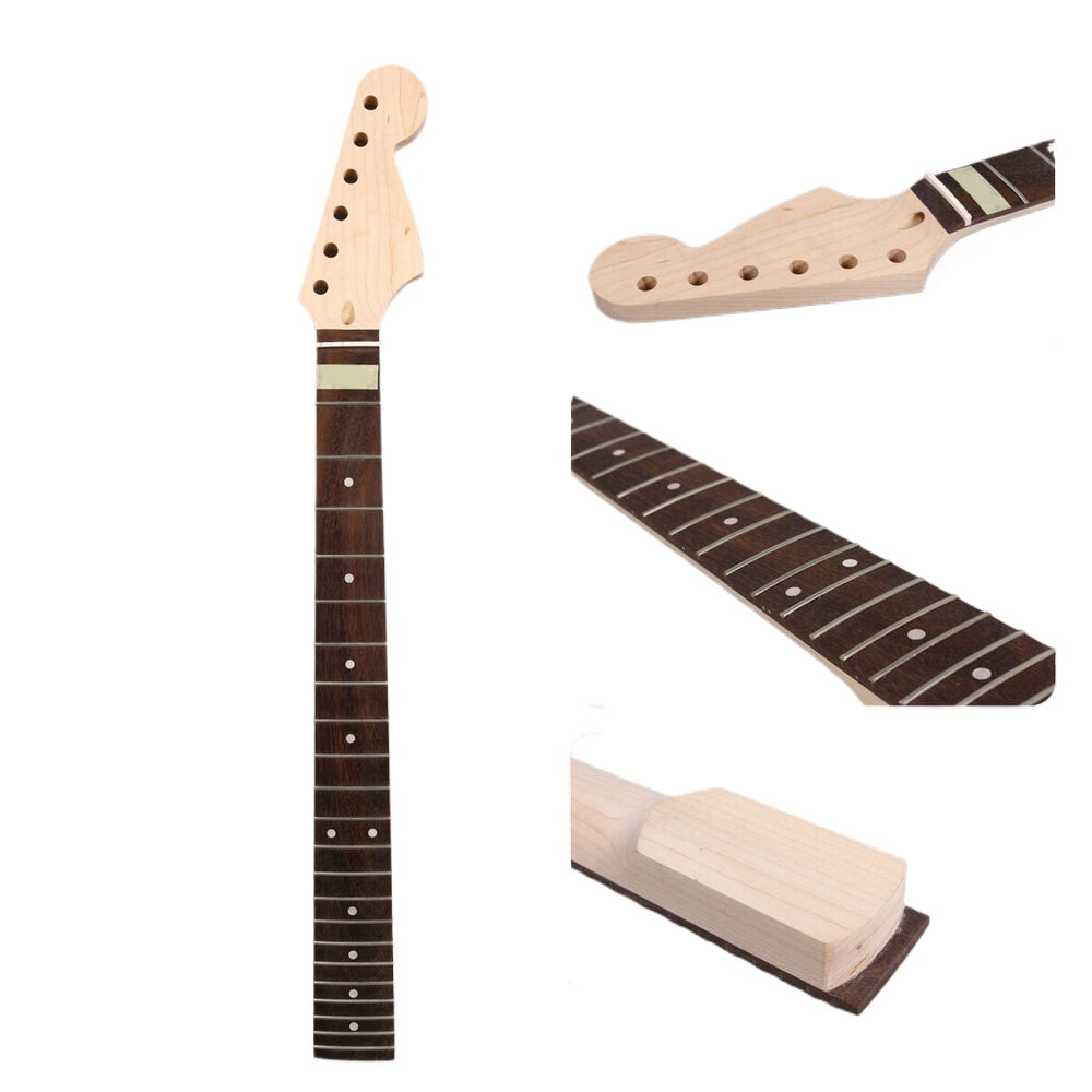 Maple Electric Guitar Neck 22 Fret 27 Inch Rosewood Fretboard Dot inlay ...