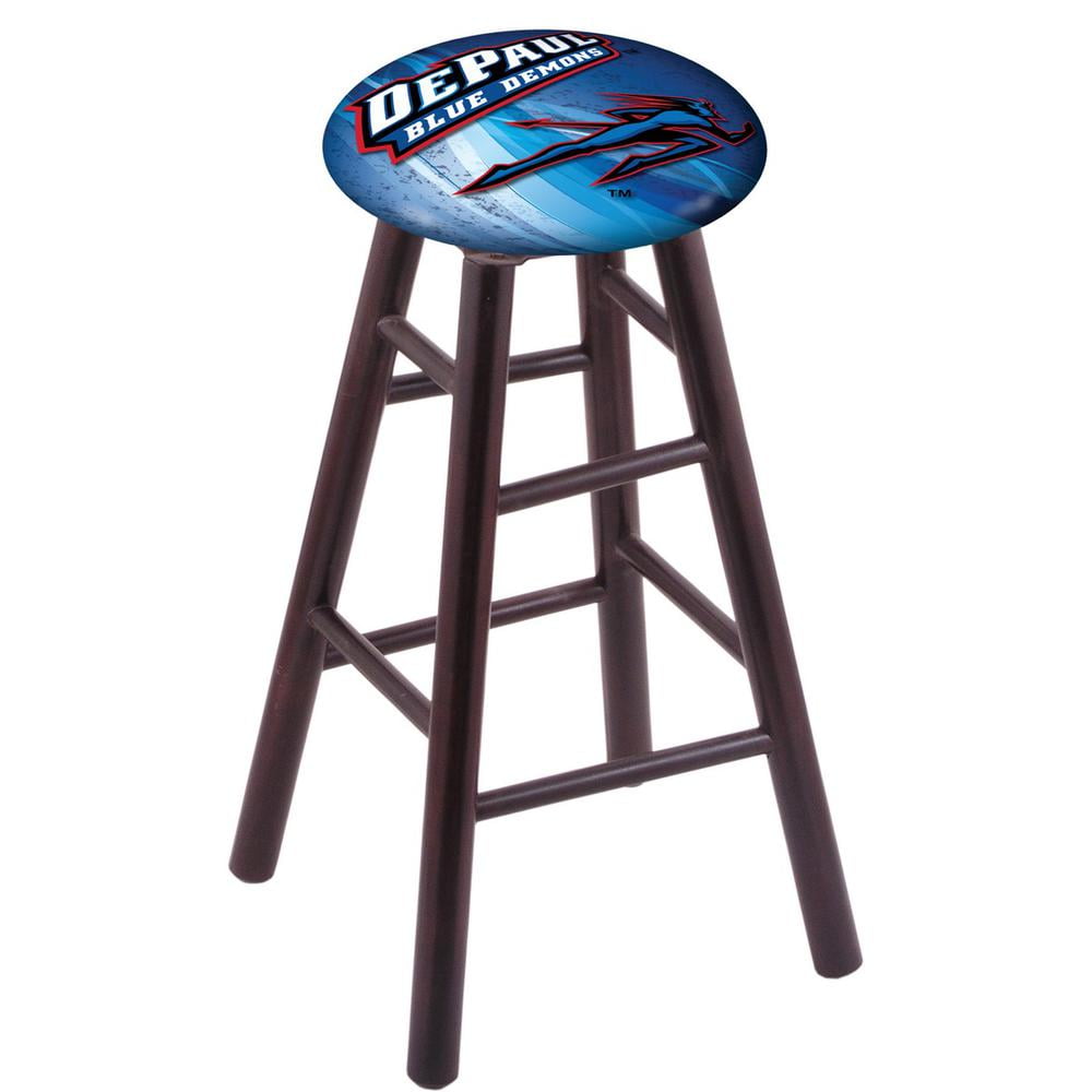 Maple Extra Tall Bar Stool in Dark Cherry Finish with DePaul Seat ...