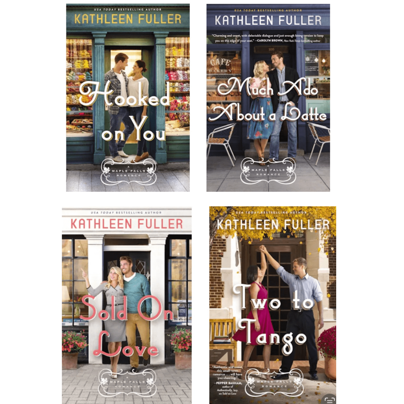 Maple Falls Romance 1-4: Hooked on You; Much Ado About a Latte; Sold On ...