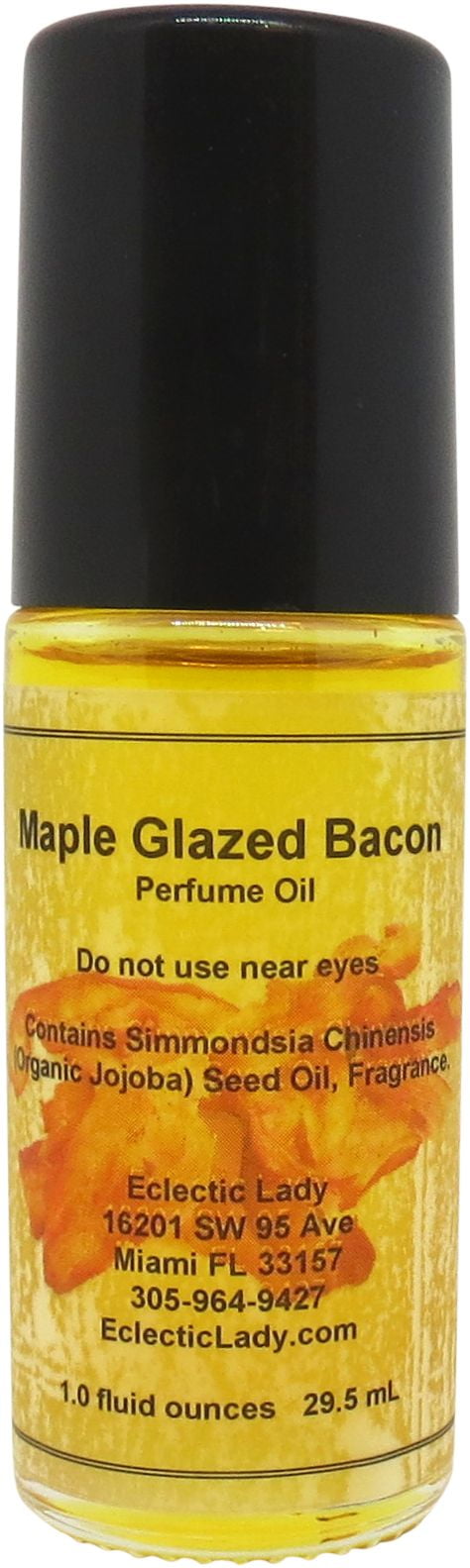 Maple Glazed Bacon Perfume Oil, 1.0 Oz Portable Roll-On Fragrance ...
