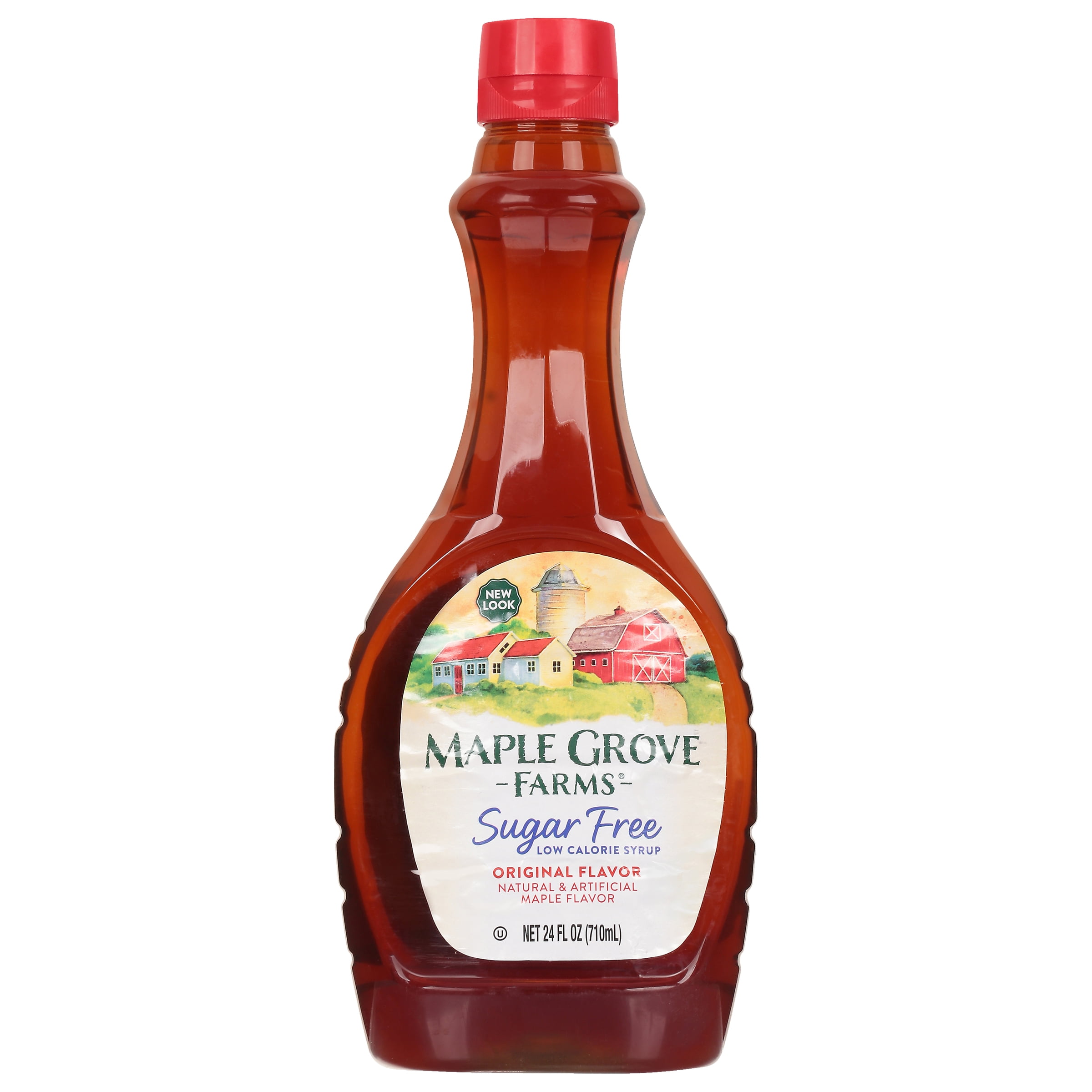 Maple Grove Farms Pure Sugar-Free Original Flavored Maple Syrup, Kosher ...