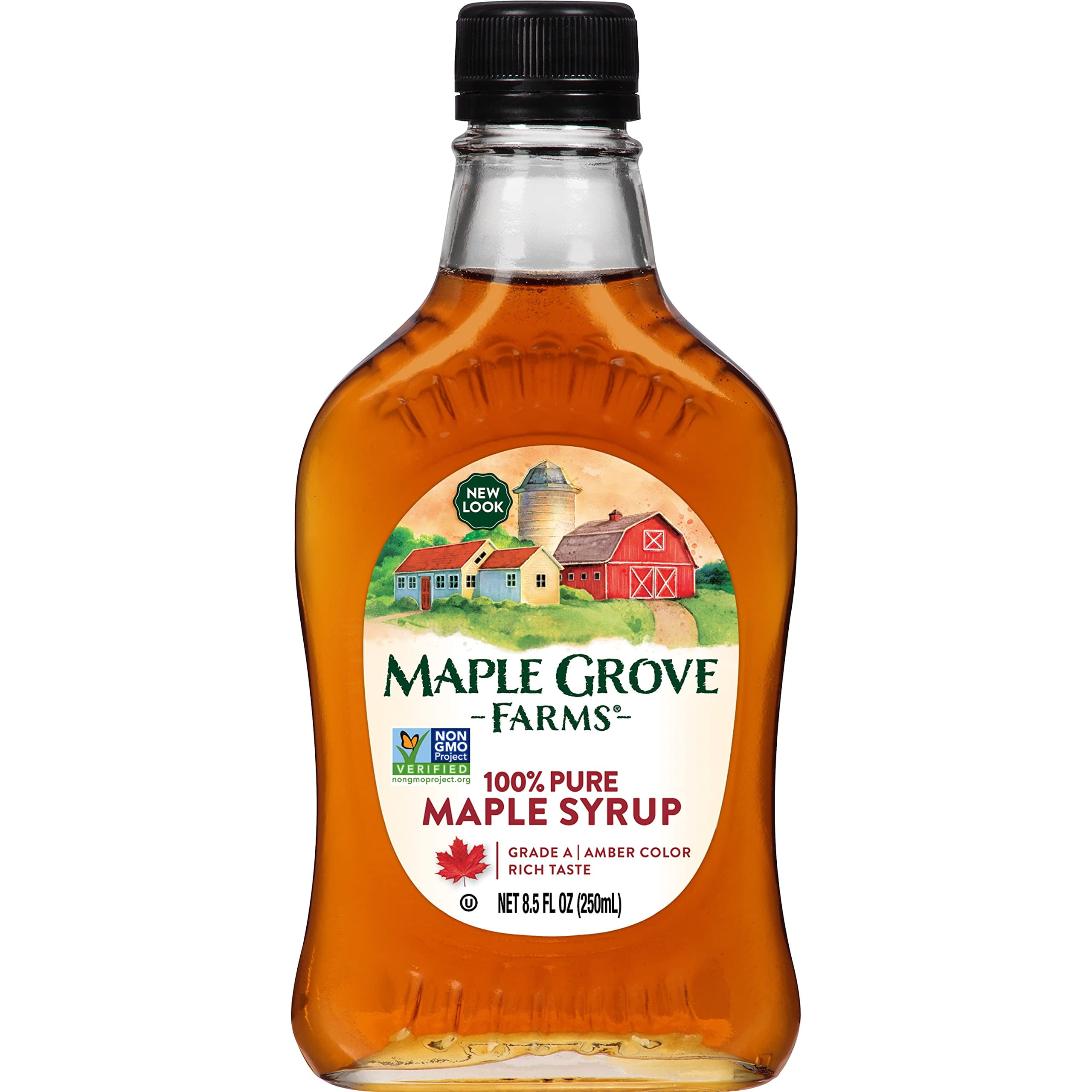 Maple Grove Farms Pure DEF29 Maple Syrup, 8.5 oz - Walmart.com