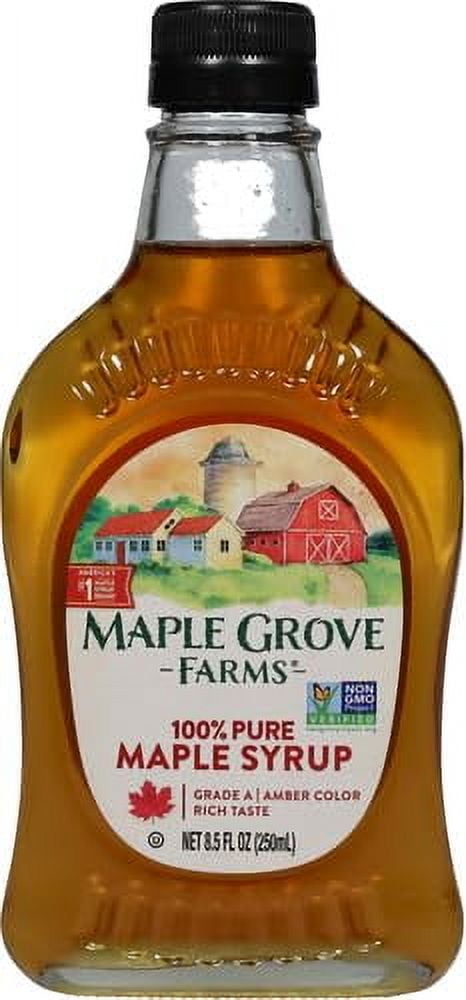 Maple Grove Farms SCH4 Pure Maple Syrup, 8.5 oz - Walmart.com