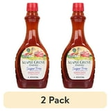 (2 pack) Maple Grove Farms Sugar Free Maple Flavor Syrup, Low Calorie ...