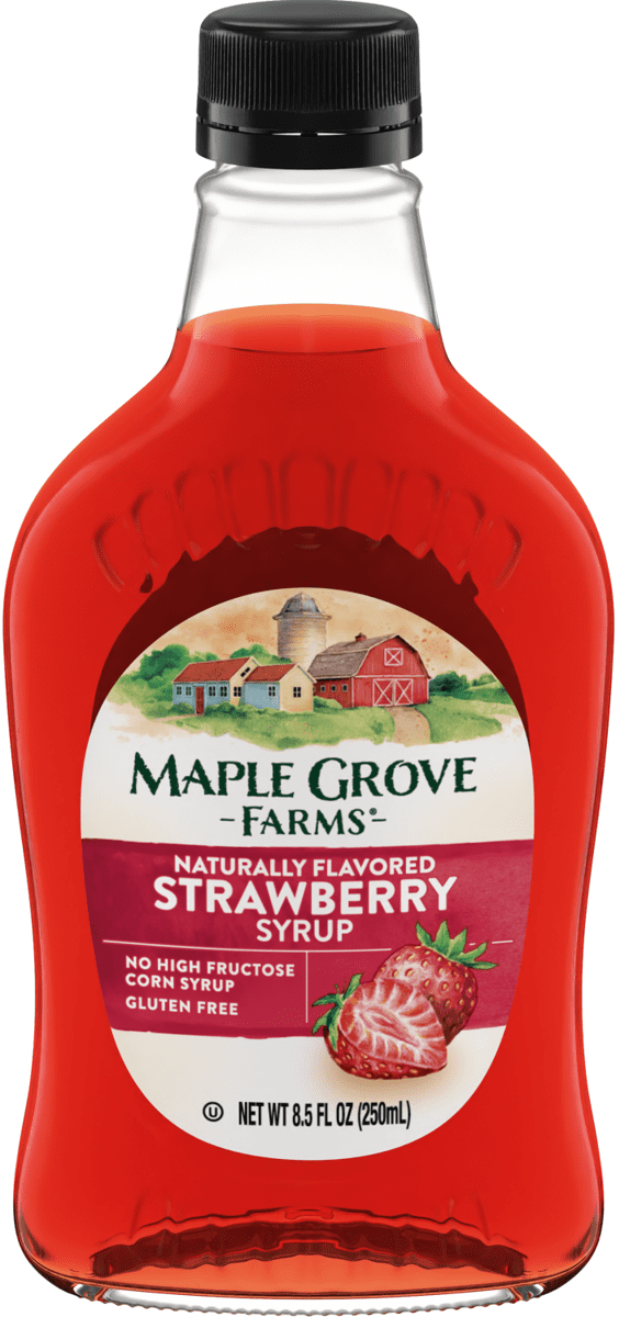 Maple Grove Farms, Strawberry Syrup, 8.5 fl oz Bottle - Walmart.com