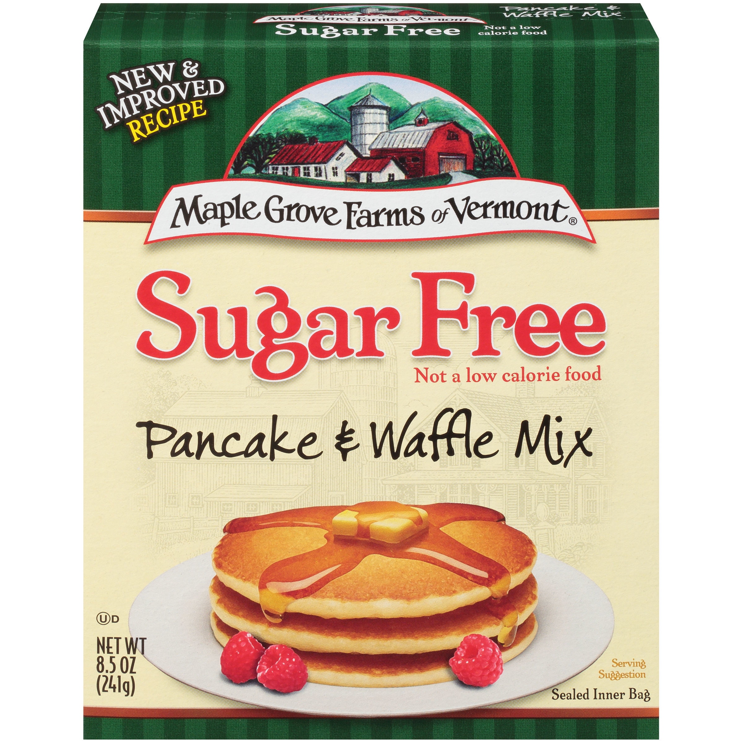 Maple Grove Farms Sugar-Free Pancake & Waffle Mix, 8.5 oz Box - Walmart.com