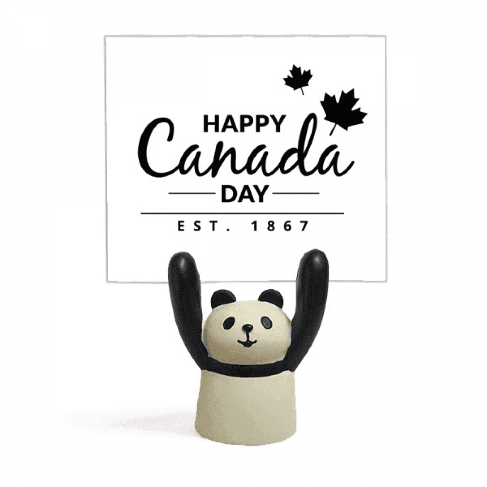 Maple Happy Canada Day 4th Of July Slogan Memo Holder Cartoon Animal ...