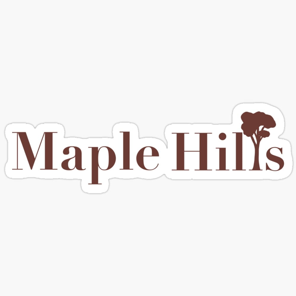 Maple Hills Sticker Phone Decal Water Bottle Stickers Car Decals ...