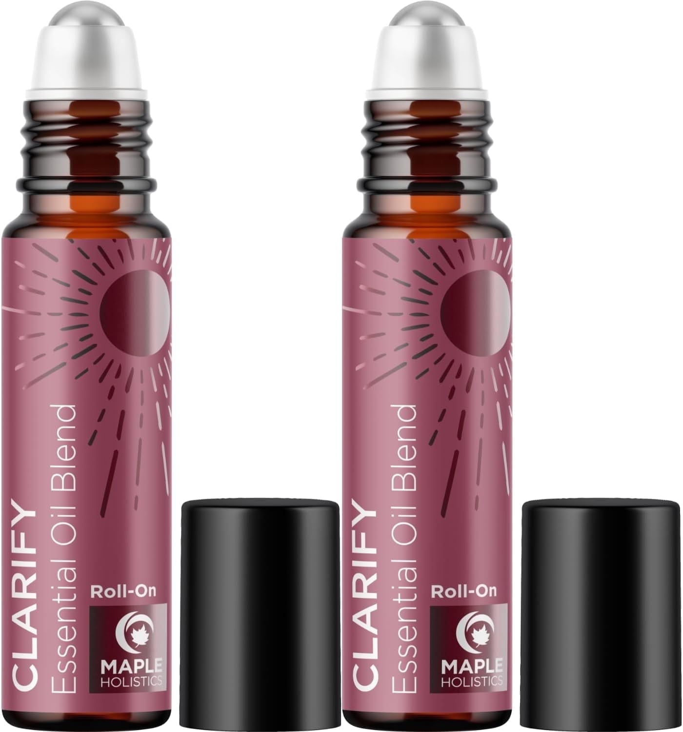 Maple Holistics Clarify Headache Essential Oil Roll - Peppermint ...