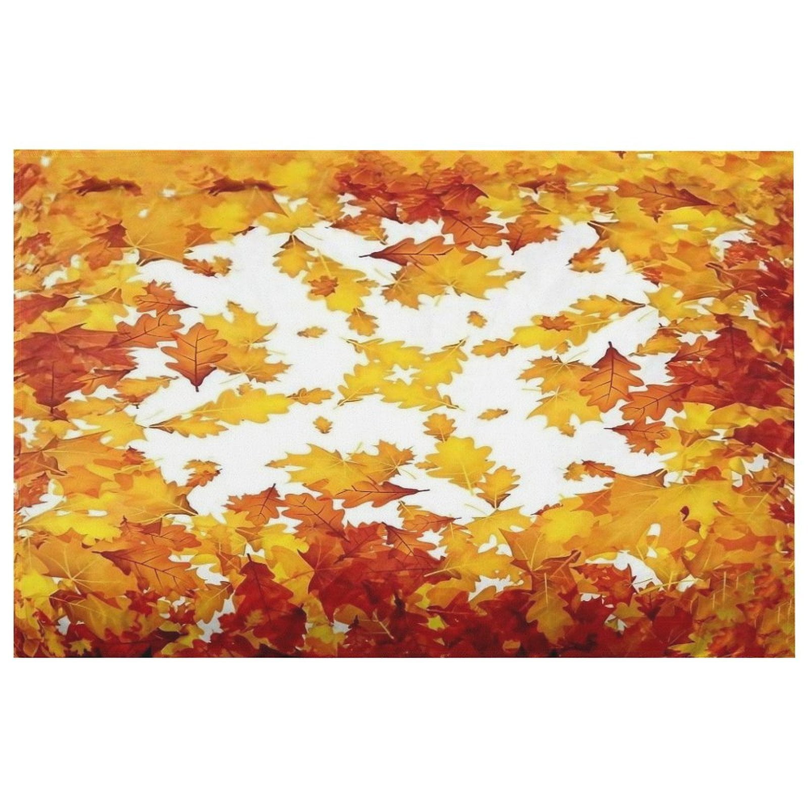 Maple Leaf Adult Home Decor Bedroom Living Room Crystal Velvet Carpet ...