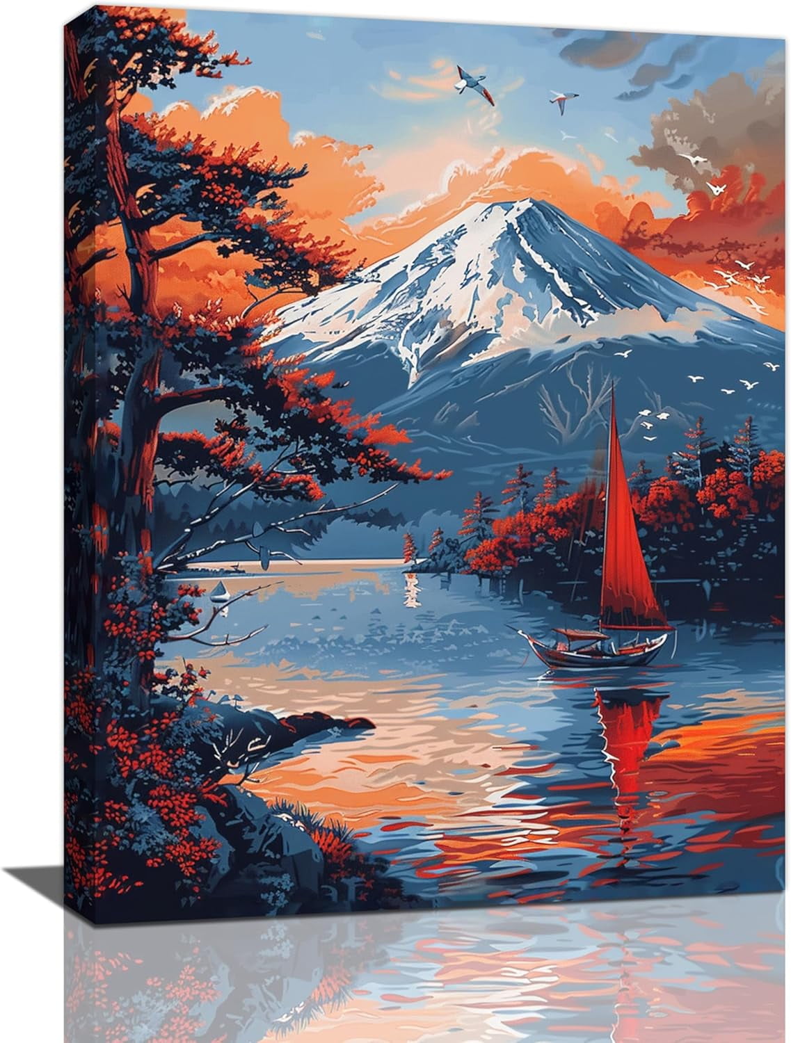 Maple Leaf Fall Wall Art Pictures God Says You Are Autumn Leaves Wall Decor Scripture Bible ...