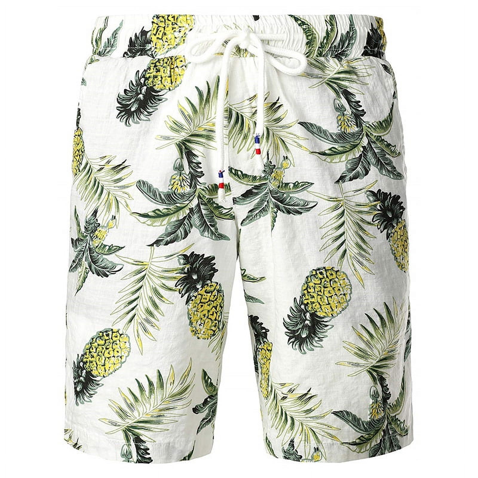 Maple Leaf Graphic Beach Shorts Pants Men 3D Printed y2k Surfing Board ...