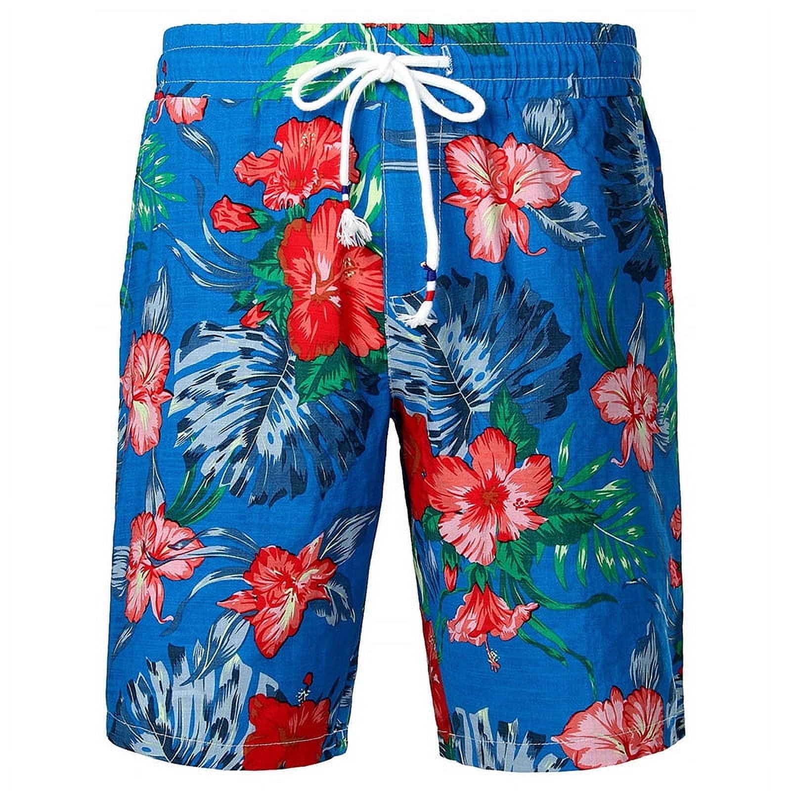 Maple Leaf Graphic Beach Shorts Pants Men 3D Printed y2k Surfing Board ...