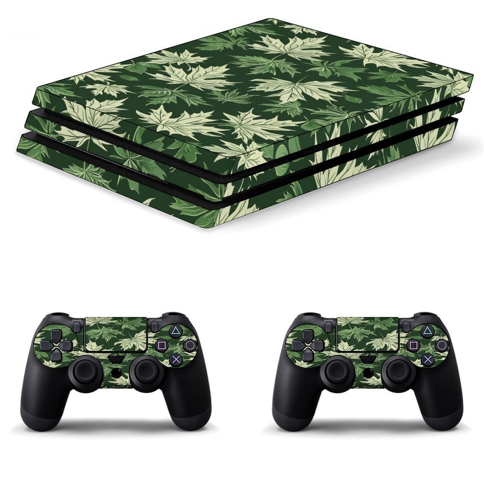 Maple Leaf PS4/PS4 Pro/PS4 Slim Skin Sticker For Console And Controller ...