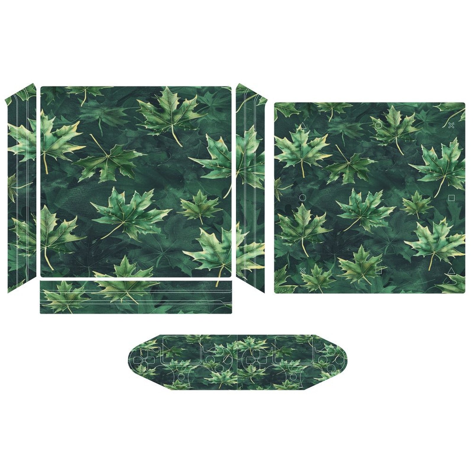 Maple Leaf PS4/PS4 Pro/PS4 Slim Skin Sticker For Console And Controller ...