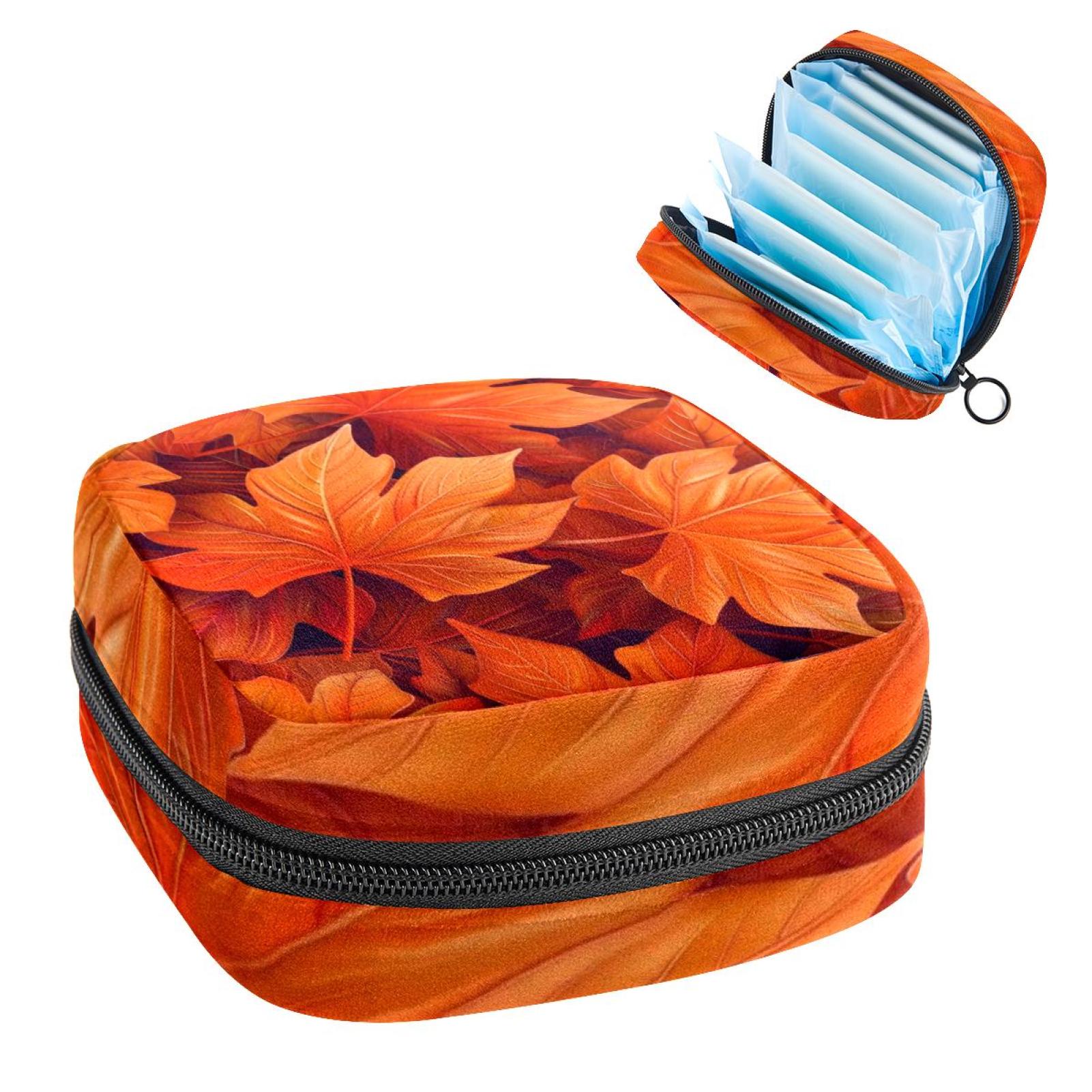 Maple Leaf Pad Bag Storage Organizer Pouch for Menstrual Hygiene ...