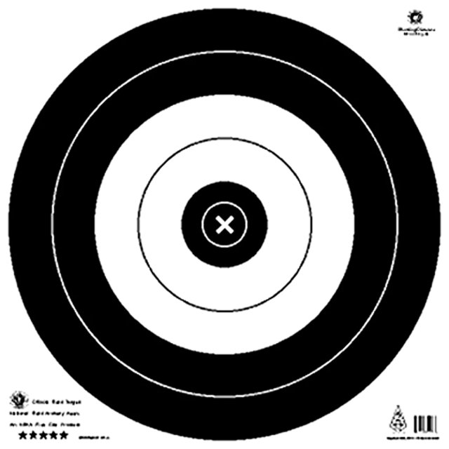 Maple Leaf Press 63340 NFAA Field Paper Hunting Range Practice Target ...