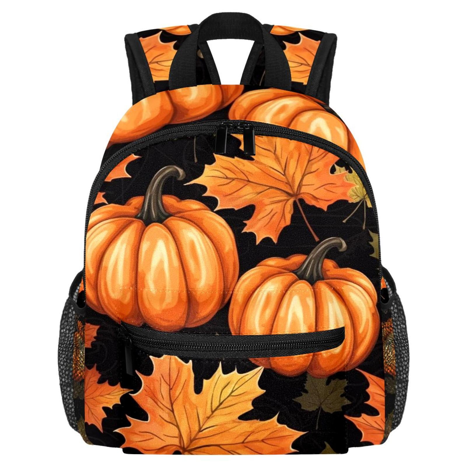 Maple Leaf Pumpkin Cute Bag Diaper Backpack Baby Cushion Backpack ...