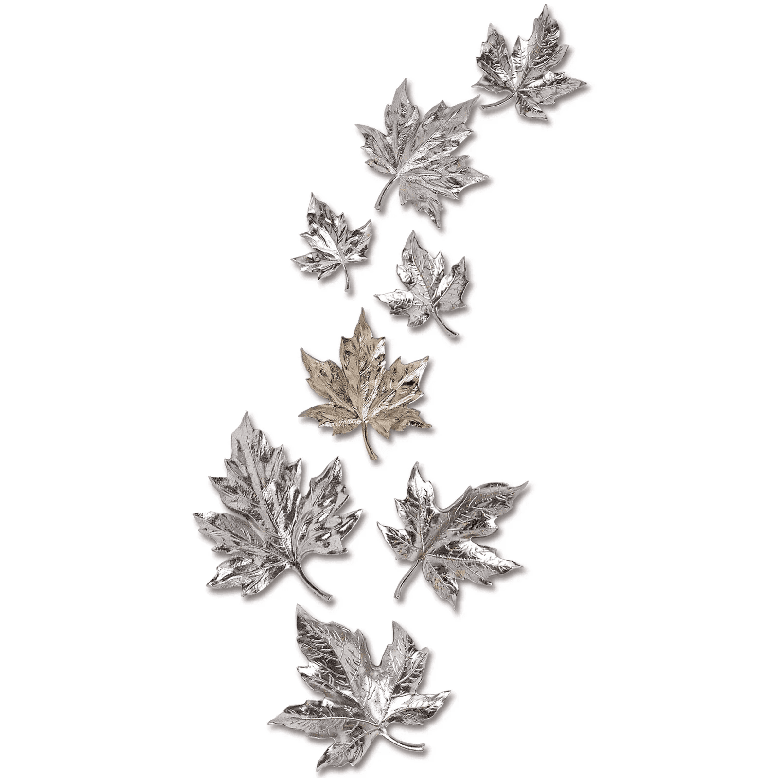 Maple Leaf Wall Decor 8 Pack Resin 3D Wall Sculptures Hanging ...