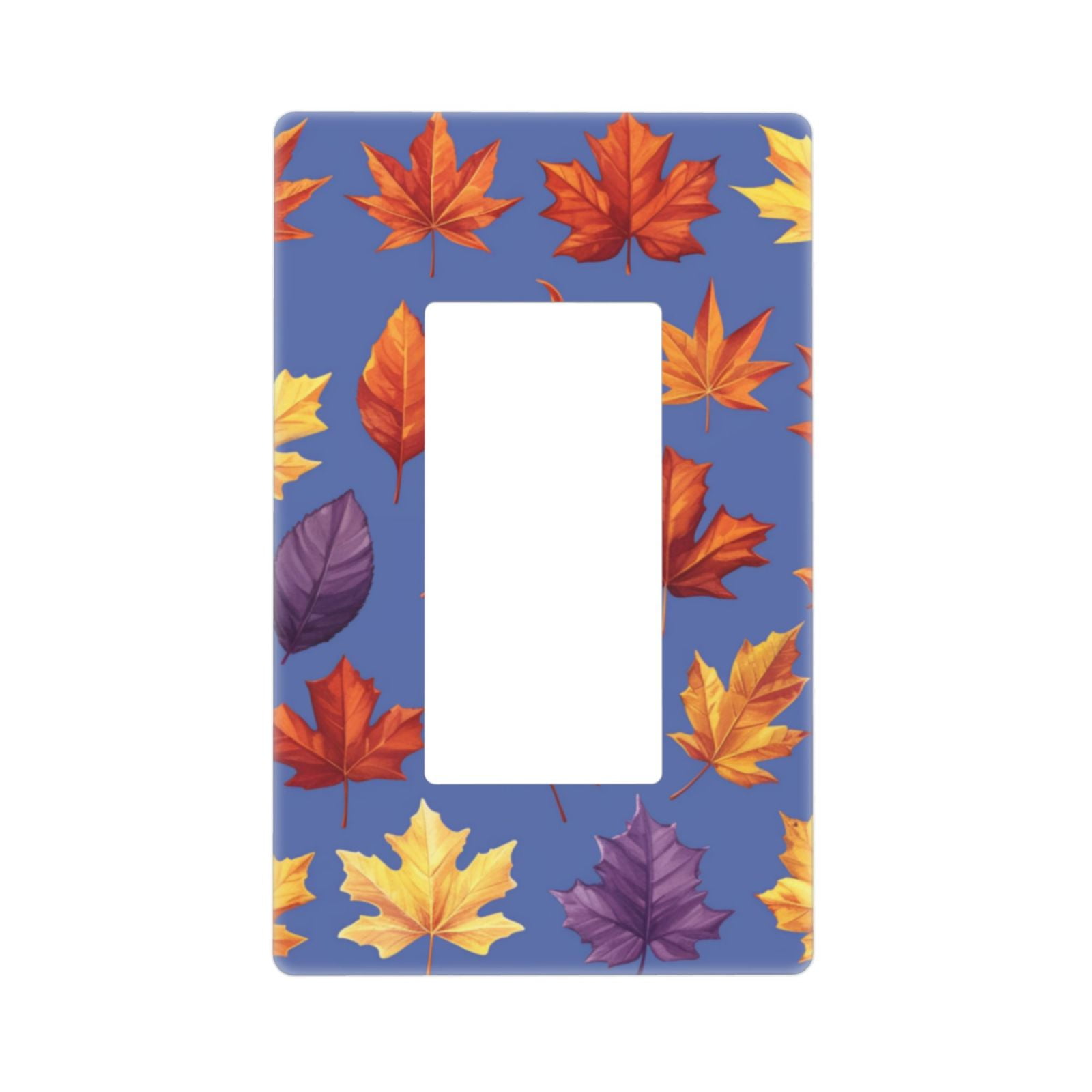 Maple Leafs Switch Cover Decorative Wall Plate / 1-Gang Screwless ...