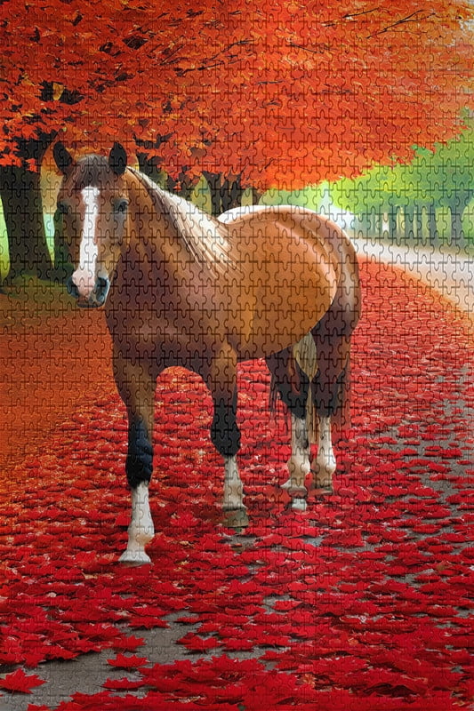 Maple Leaves Are Red Puzzles For Adults 500 Piece Jigsaw Puzzles 500 ...