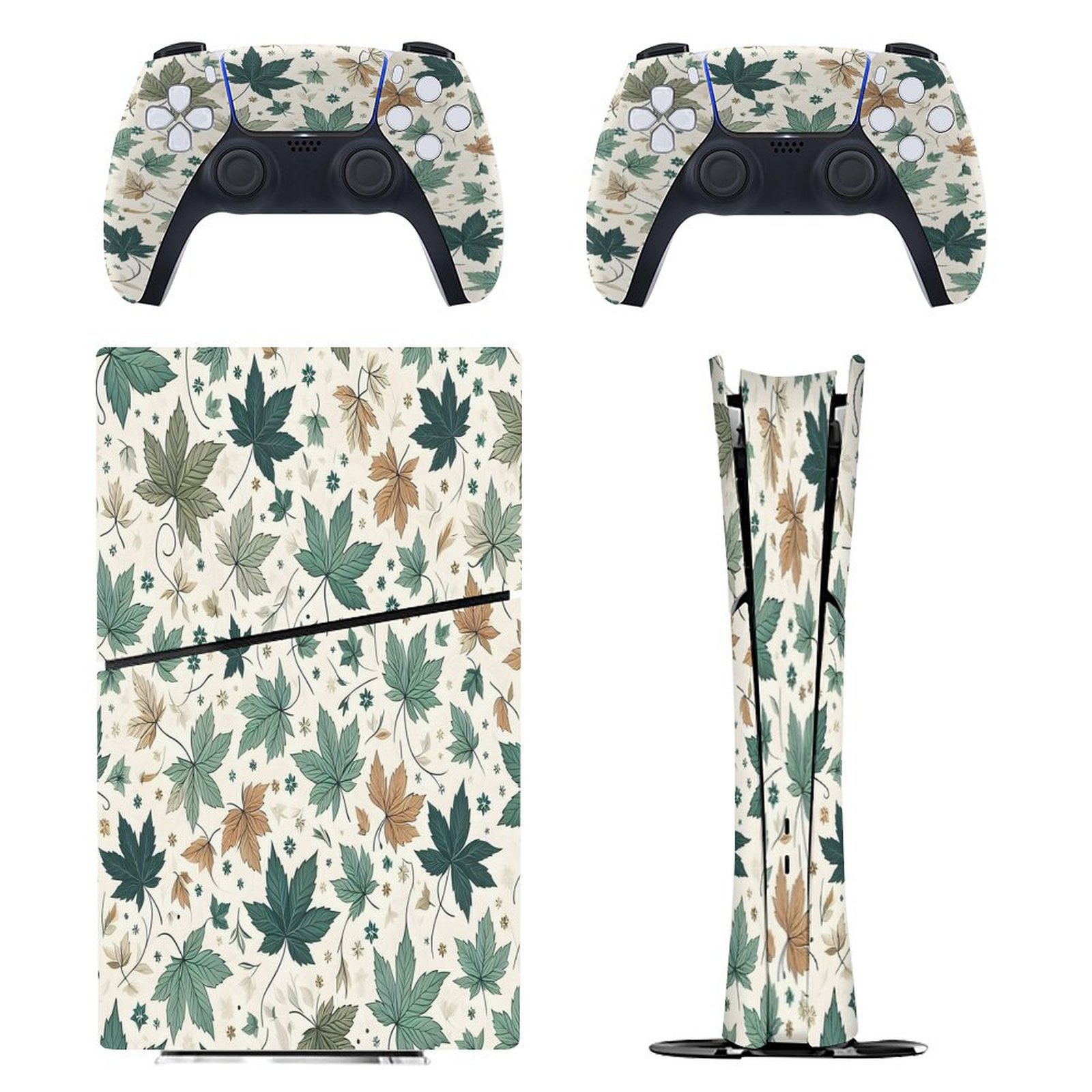 Maple Leaves, Autumn PS5/PS5 Slim Digital Disc Skin Sticker For Console ...
