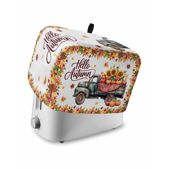 Maple Leaves Fall Toaster Cover 4 Slice, Large Kitchen Appliance Covers ...