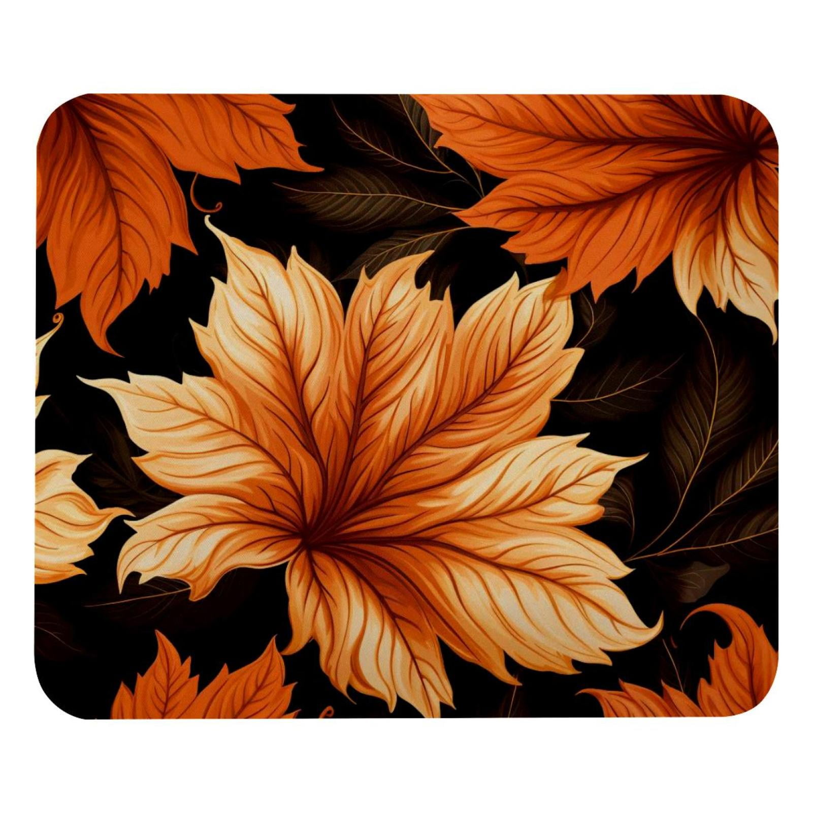 Maple Leaves Gaming Mouse Pad Desk Mat Desk Pad, Non-Slip Rubber Bottom ...