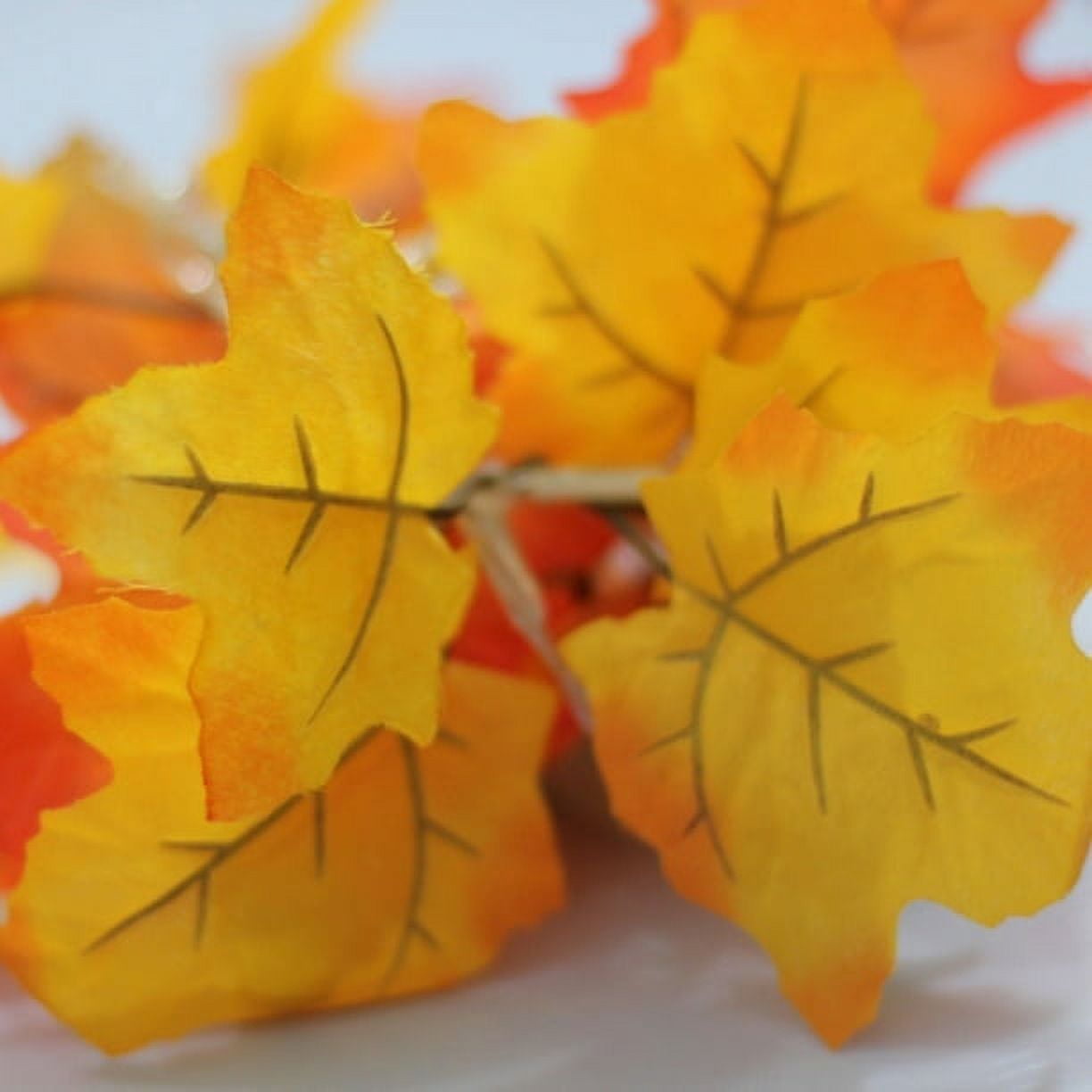 Maple Leaves String Lights Fall Garland Artificial Leaf Autumn Leaves ...