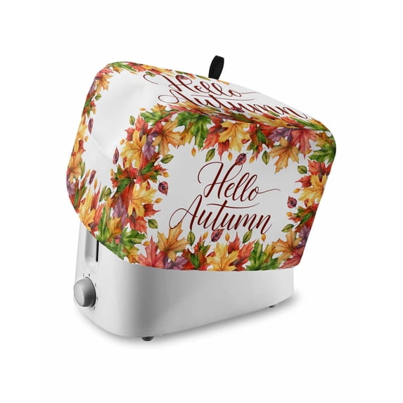 Maple Leaves Thanksgiving Toaster Cover 2 Slice, Small Kitchen ...